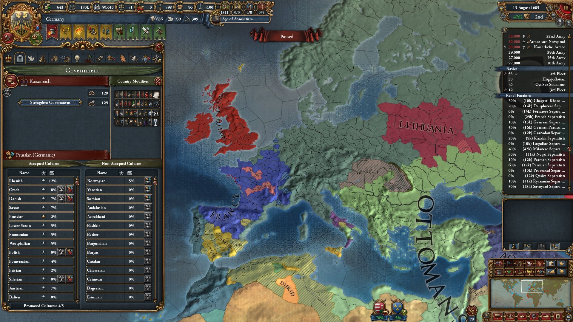 AAR/ドイツ統治効率の野望2/0．主なブランデンブルクの変更点 - EU4 Wiki