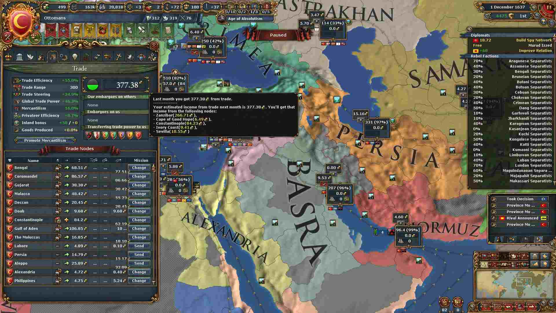 AAR/第4回オスマン世界征服完全版/11話 絶対主義 - EU4 Wiki